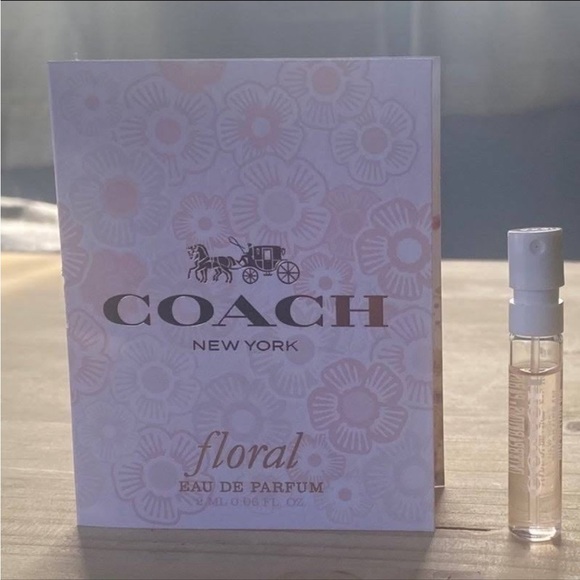 rose noire | Other | Coach New York Floral Eau De Parfum Edp 2ml 06oz ...